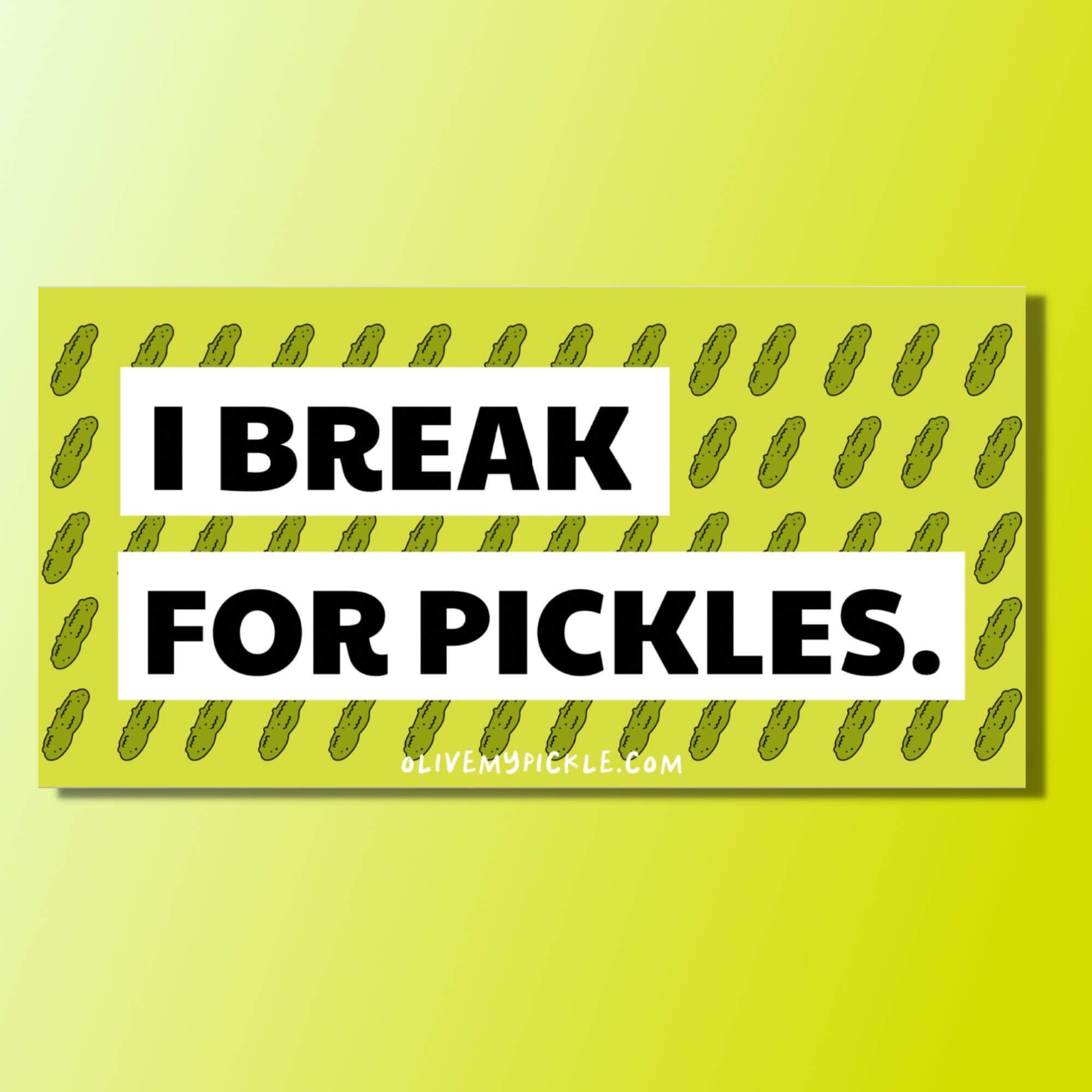 Gift Cards, Merch & Stickers | Pickle Gifts | Olive My Pickle