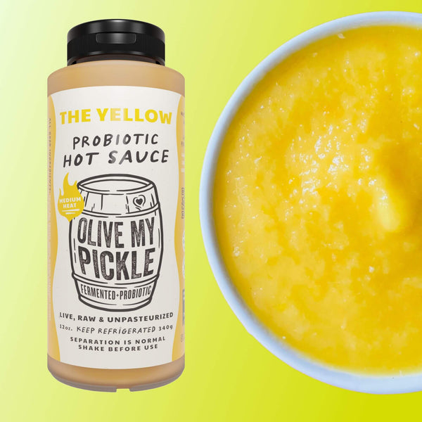 The Yellow Probiotic Hot Sauce with Mango - Medium Heat