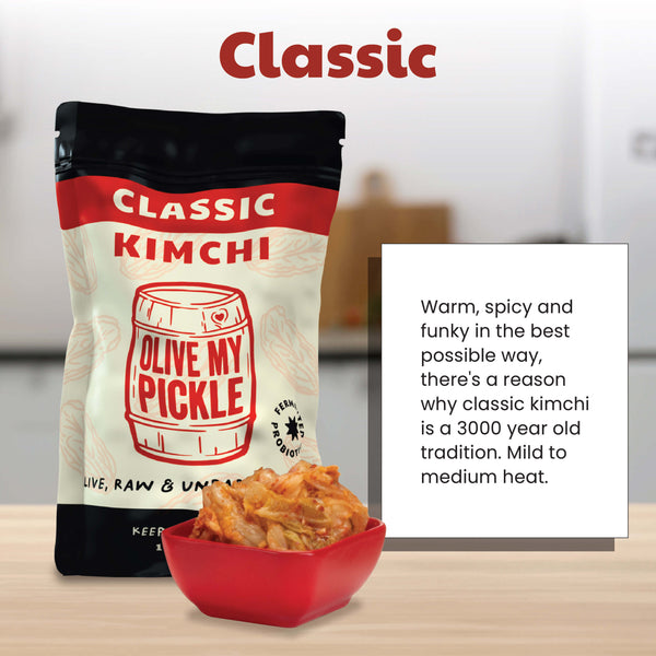 Classic Fermented Kimchi - Mild to Medium Heat