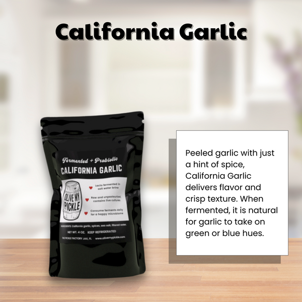 Fermented California Garlic | Peeled Probiotic Garlic