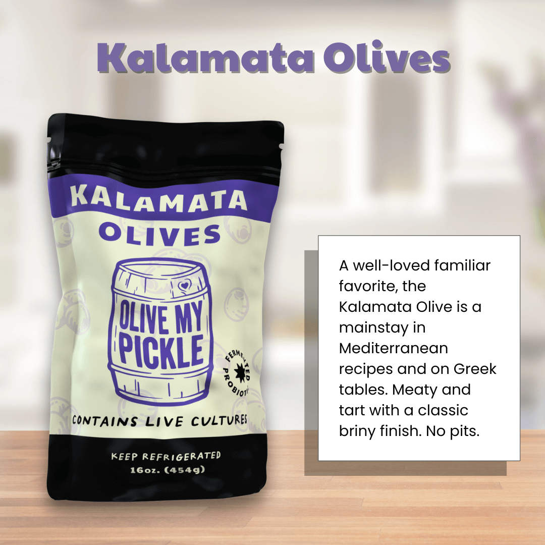 Live Culture Olives | Fermented Probiotic Flavored Olives