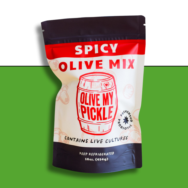 Spicy Olive Mix | Mixed Olives with Red Pepper Flakes