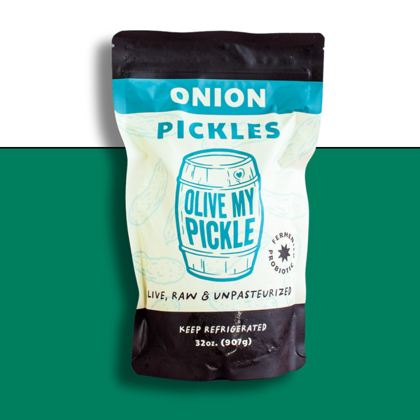 Fermented Onion Pickles in Probiotic Brine | Olive My Pickle
